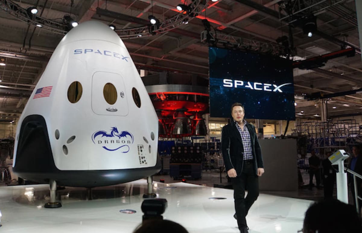 Elon Musk Debuted SpaceX's First Manned Spacecraft Last Night | Complex Elon Musk Debuted SpaceX's First Manned Spacecraft Last Night | Complex