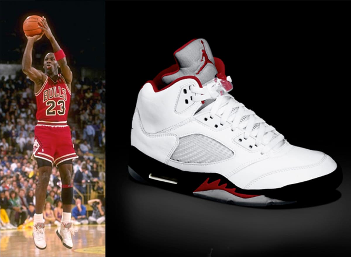 Michael Jordan's Greatest Moments: The Air Jordan V | Complex