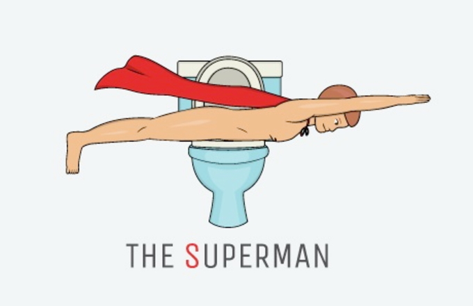 An Educational Cartoon For Guys How To Pee With Morning Wood Complex
