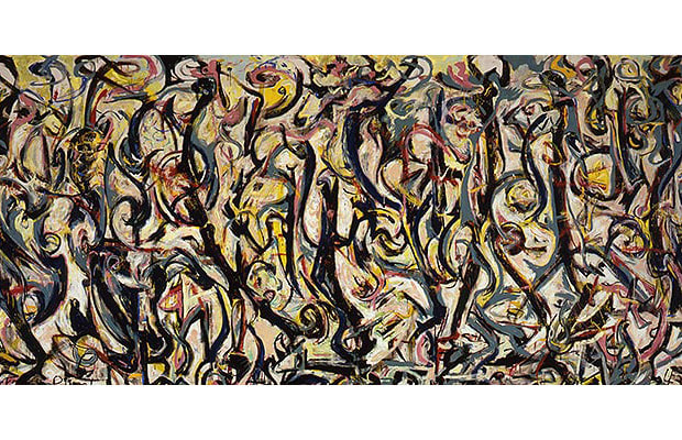 Jackson Pollock, Mural (1943) - The First Paintings By Famous Artists ...