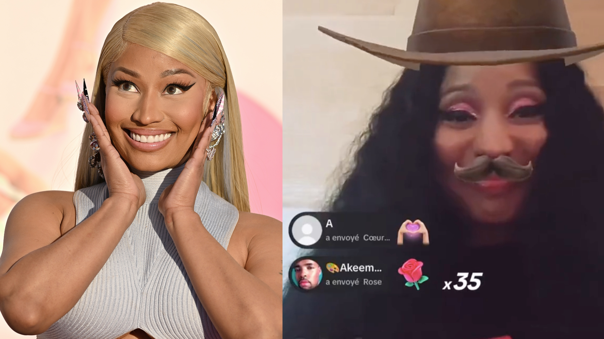 Nicki Minaj Gives NPC Streaming a Try as Viral TikTok Tre