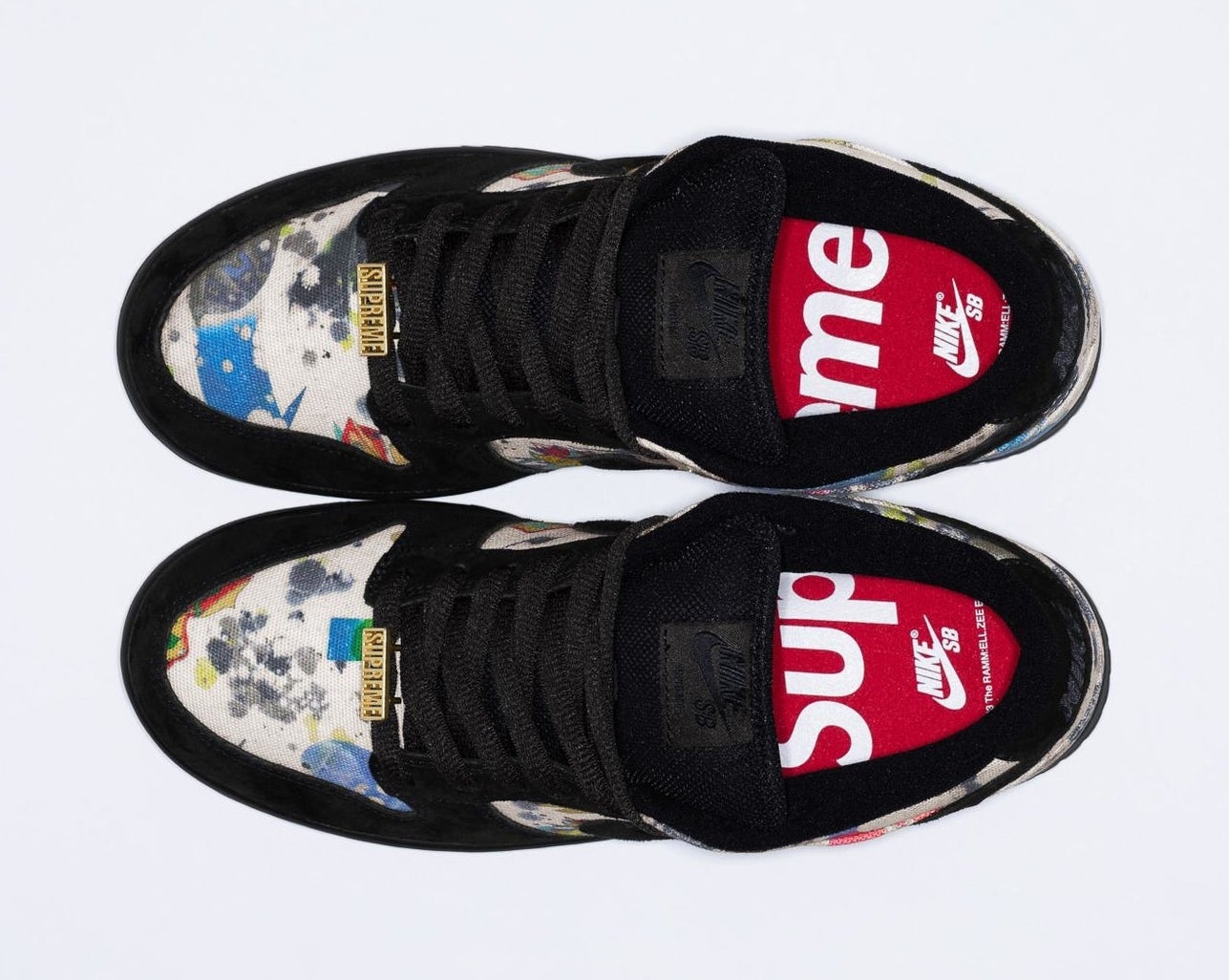 Supreme x Nike SB Dunk 'Rammellzee' Release Date Supreme x Nike SB Dunk 'Rammellzee' Release Date