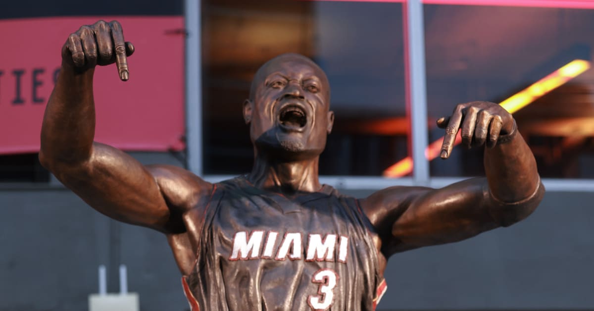 Dwyane Wade Defends Miami Heat Statue After Social Media ...