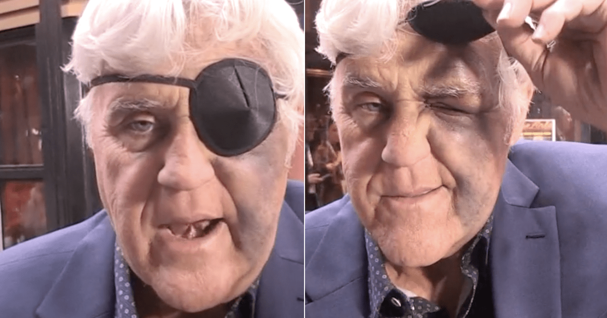 Jay Leno's Bruised Face, Eyepatch Lead to 'Gambling Shark...