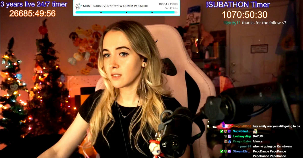 We Spoke To Twitch Streamer EmilyCC Who’s Been Live For O...