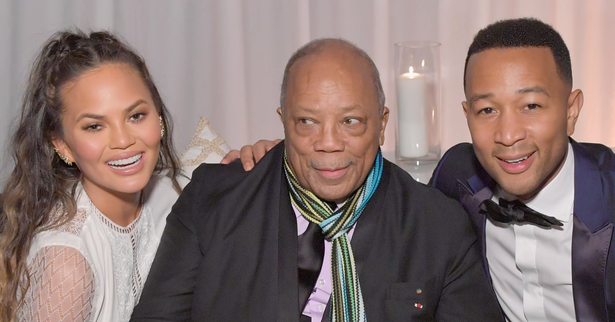 John Legend Jokes That He Got in 'Trouble' With Quincy Jo...