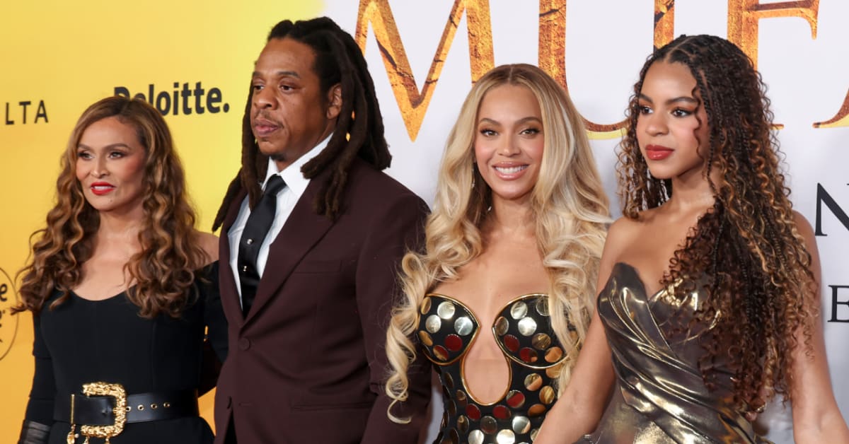 Jay-Z Makes Appearance at 'Mufasa' Red Carpet With Tina Knowles and Family Amid Lawsuit Drama ...