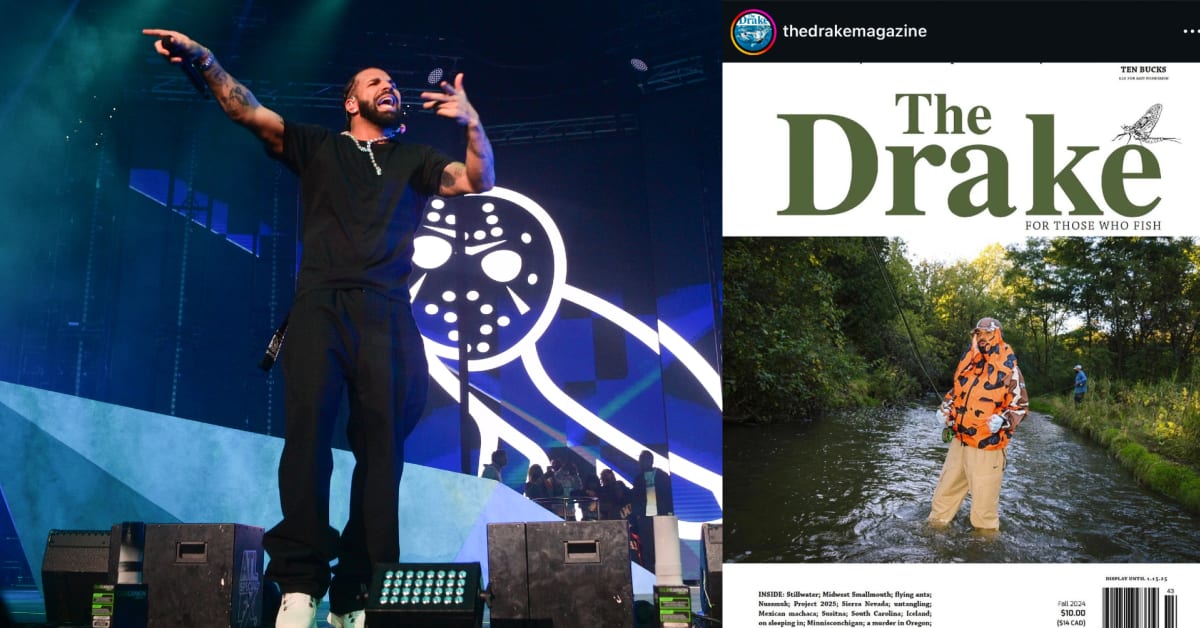 Drake Wades Patiently on Cover of Fly-Fishing Magazine 'The Drake'