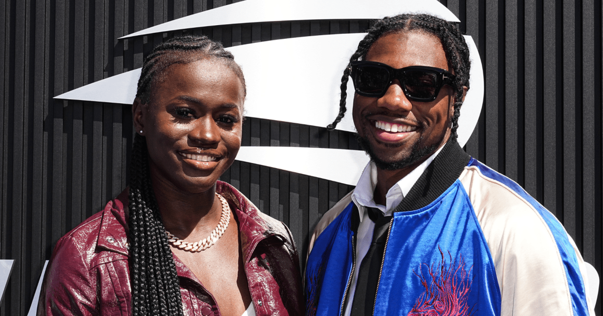 Noah Lyles Proposes to Jamaican Sprinter Junelle Bromfiel...