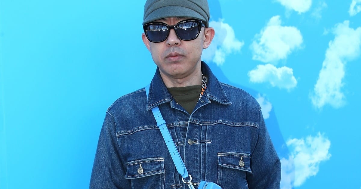 Nigo Wears Supreme Box Logo Hoodie