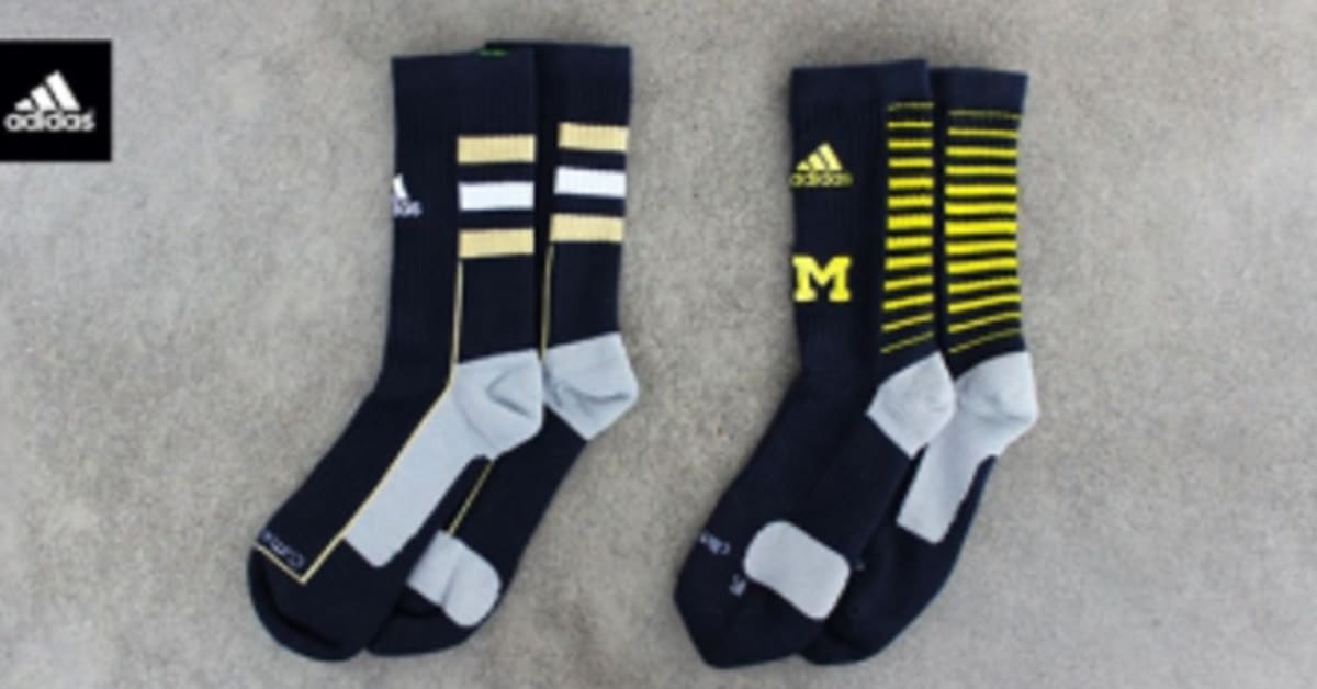 adidas Team Speed Crew Socks // Notre Dame vs. Michigan