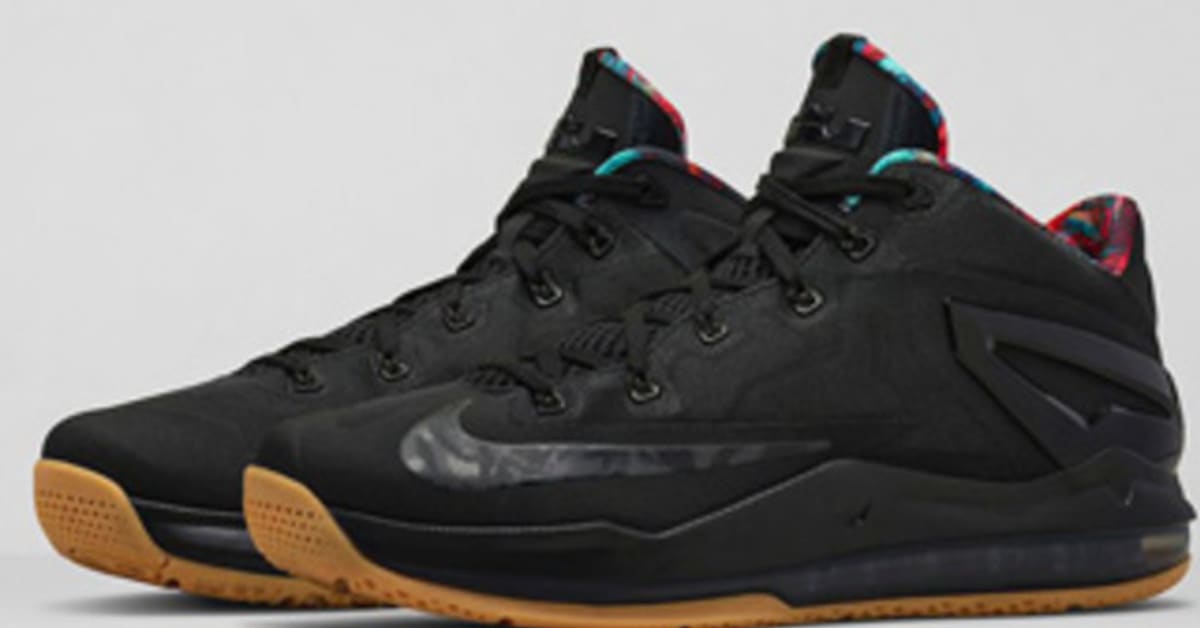 An Official Look At The Nike LeBron 11 Low In Black/Hyper Crimson-Hyper ...
