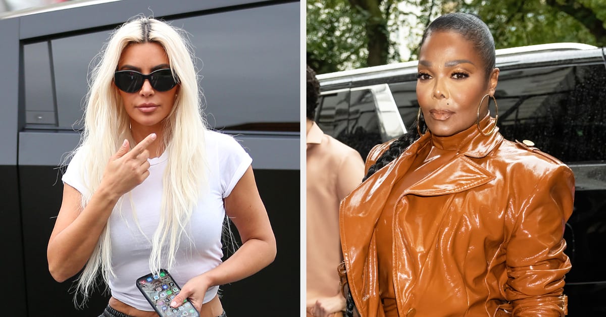 Kim Kardashian Channels Janet Jackson Concert Look