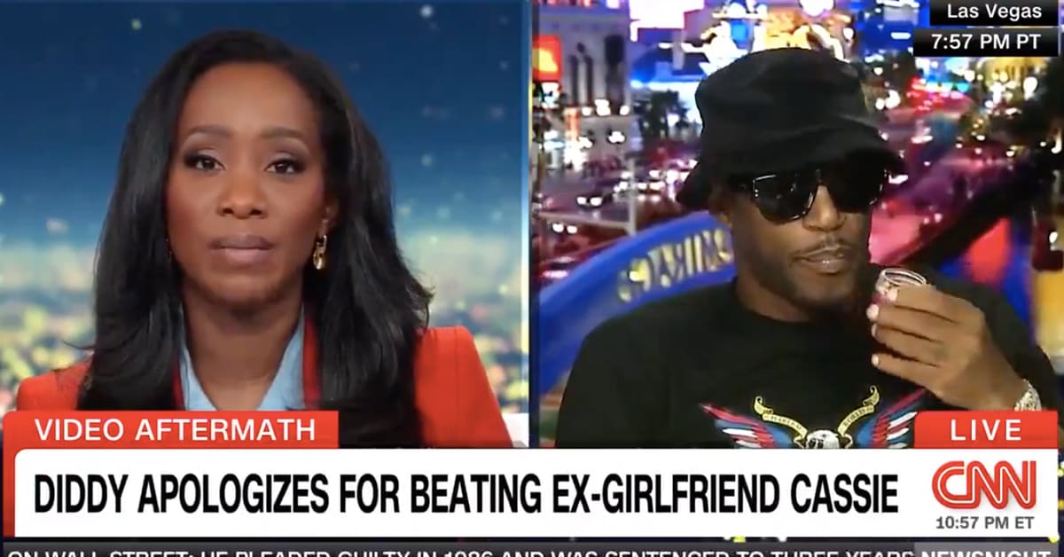 Cam'ron Sips Libido Drink During CNN Segment on Diddy