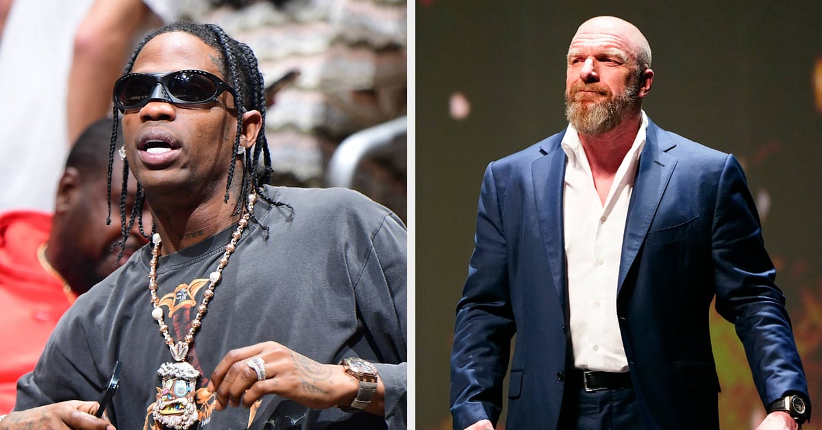Travis Scott Responds to Triple H's Sneaker Shopping Prai...