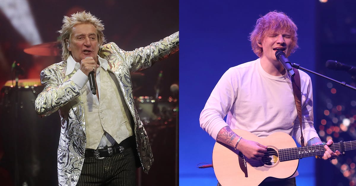 Rod Stewart Makes it Clear He Doesn't Like Ed Sheeran