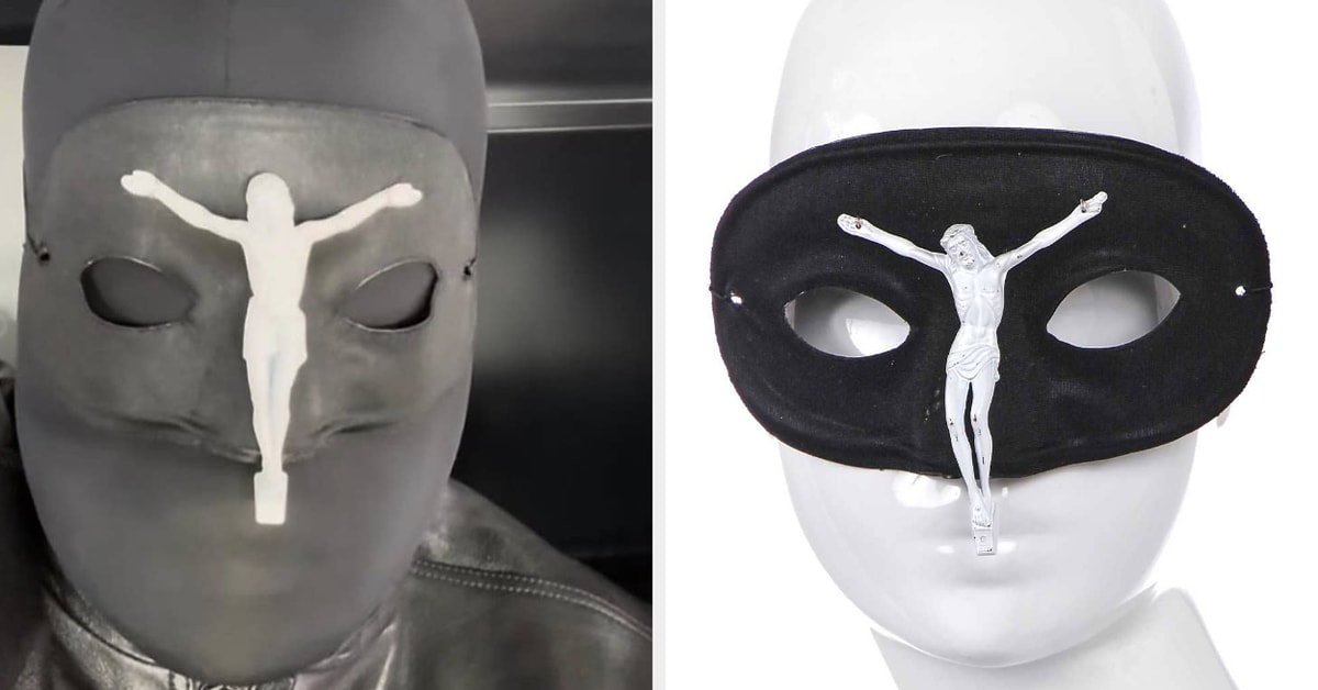 Kanye West Alexander McQueen Dante Mask