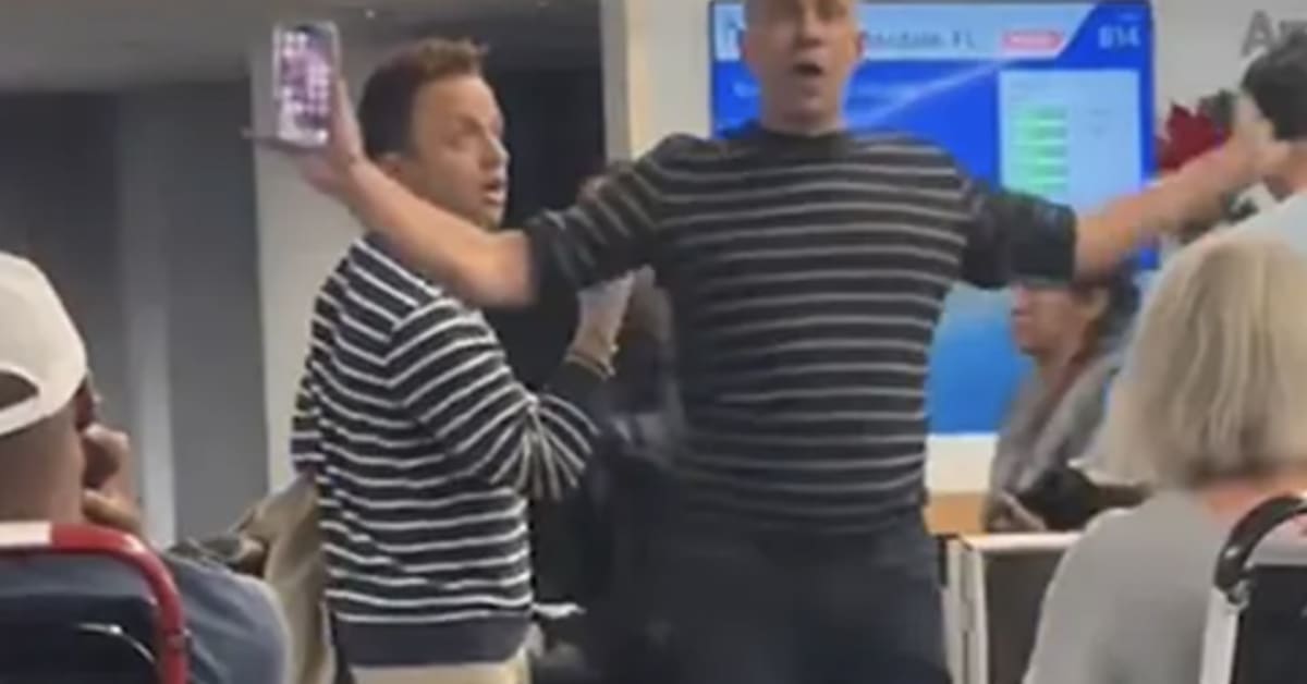 Couple Has Meltdown When Delayed Flight Prevents Them Fro...