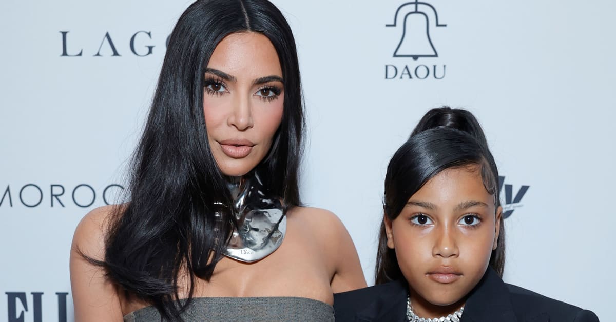 Kim Kardashian Says North West Will 'Fully Scam' People a...
