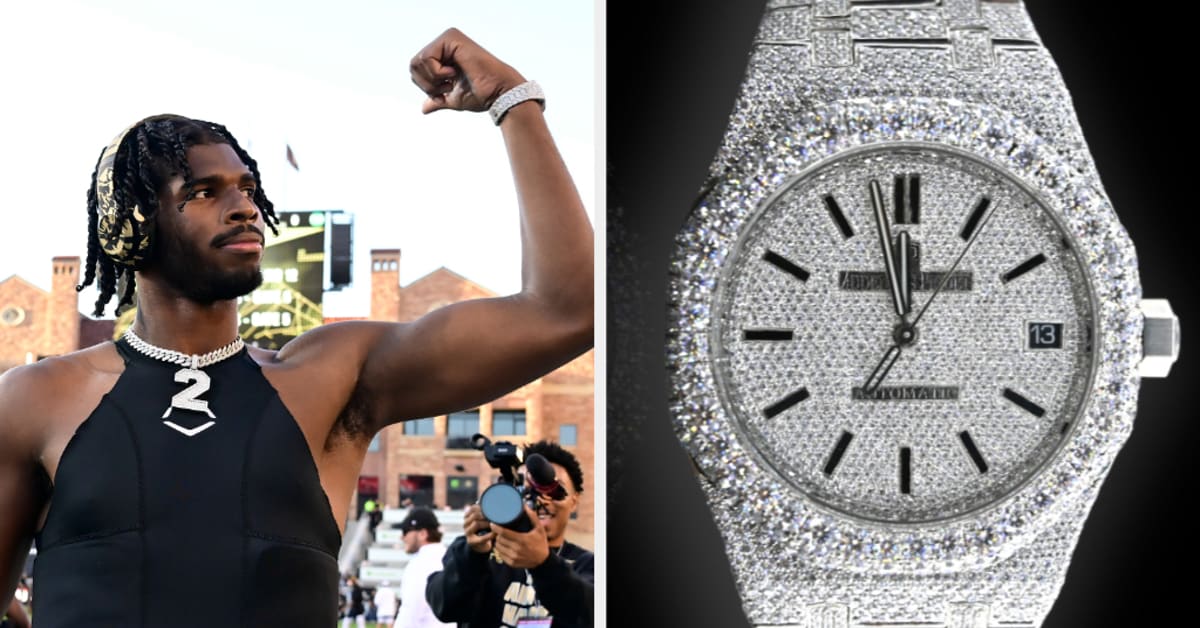Shedeur Sanders Audemars Piguet Royal Oak Watch