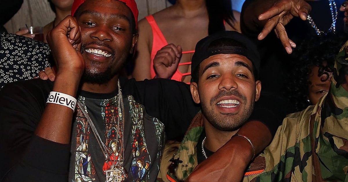 Kevin Durant Seen at Drake Concert in LA