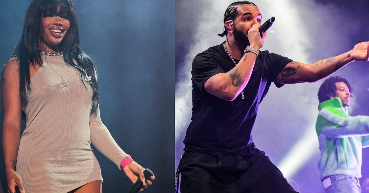 SZA Disguises Herself With Mustache to Attend Drake & 21 ...