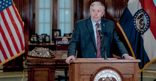 Missouri Gov. Mike Parson Expects Kids to Get COVID-19 If...