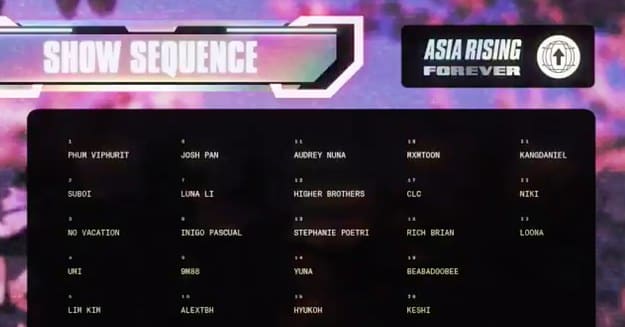 Livestream 88rising's Asia Rising Forever Festival