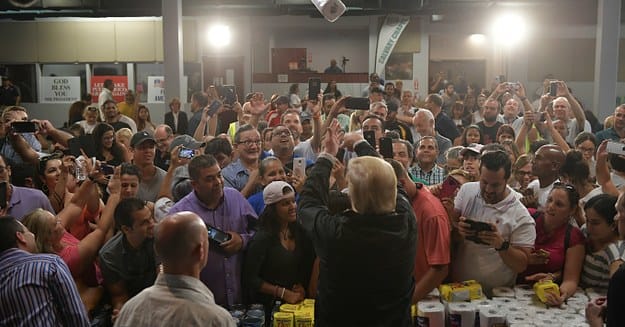 Trump Wanted to Hurl Cans of Chicken at Hurricane Victims