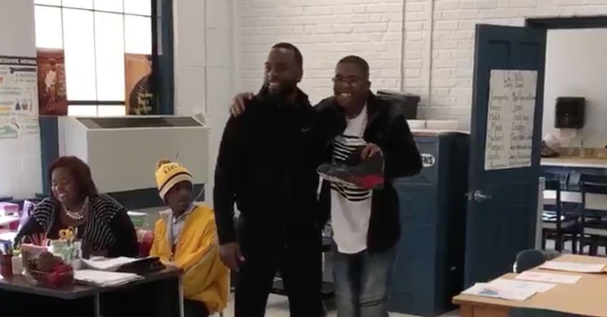 Teacher Gives Student His First Pair of Air Jordans