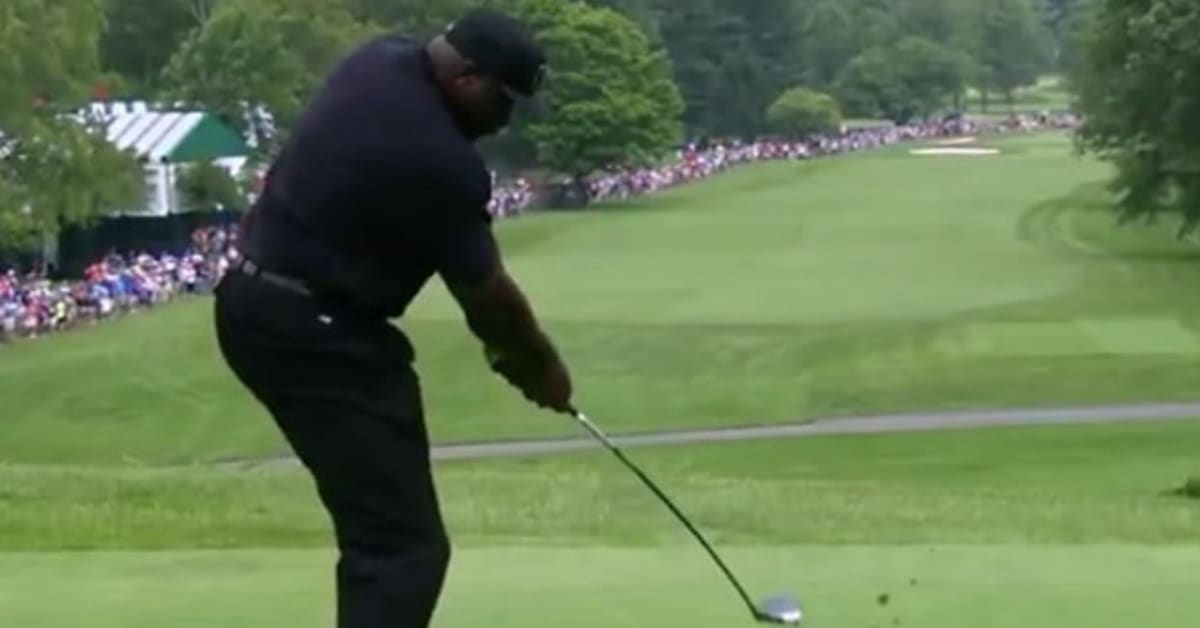 Watch Shaq (Try to) Golf in Knockoff Air Jordans