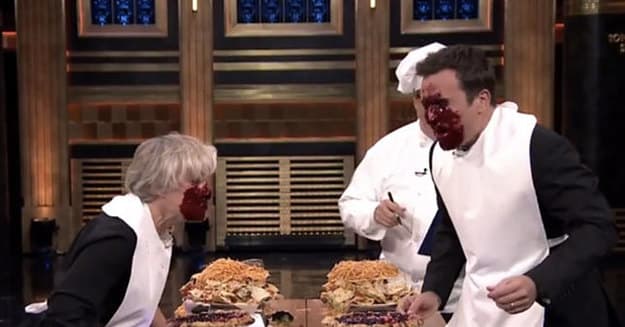 Glenn Close Stuffed Her Face With Blueberry Pie on Jimmy ...