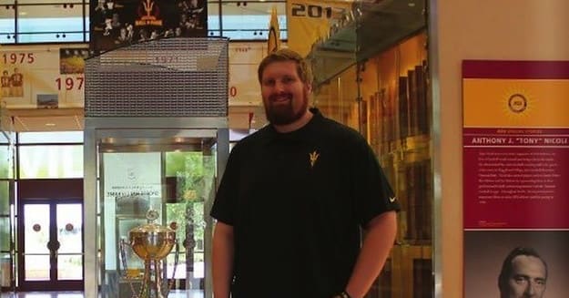 Arizona State's Edward Sarafin Becomes First Active Divis...