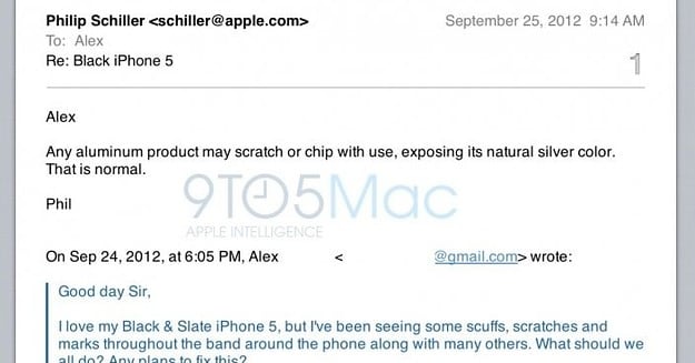 Phil Schiller Responds To iPhone 5 ScuffGate: Scratching ...