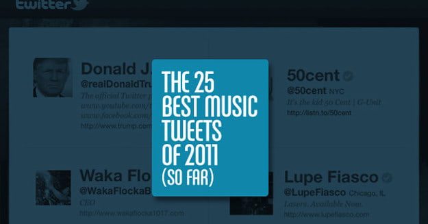 The 25 Best Music Tweets of 2011 (So Far)