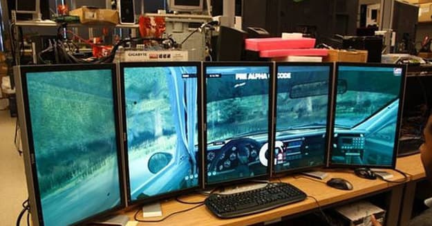 We Want This: AMD's Eyefinity 5x1 Gaming Setup