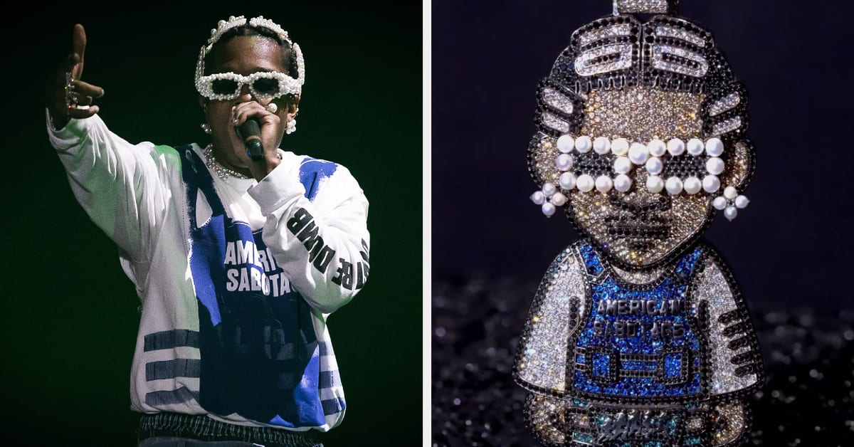 ASAP Rocky Gets BAPE-Inspired Chain Modeled After His Rolling Loud ...