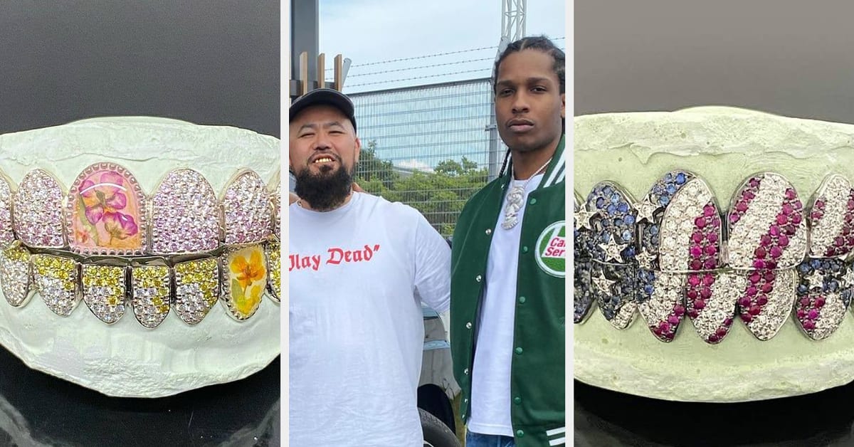ASAP Rocky Grills By Grillz Jewelz Tetsuya Akiyama