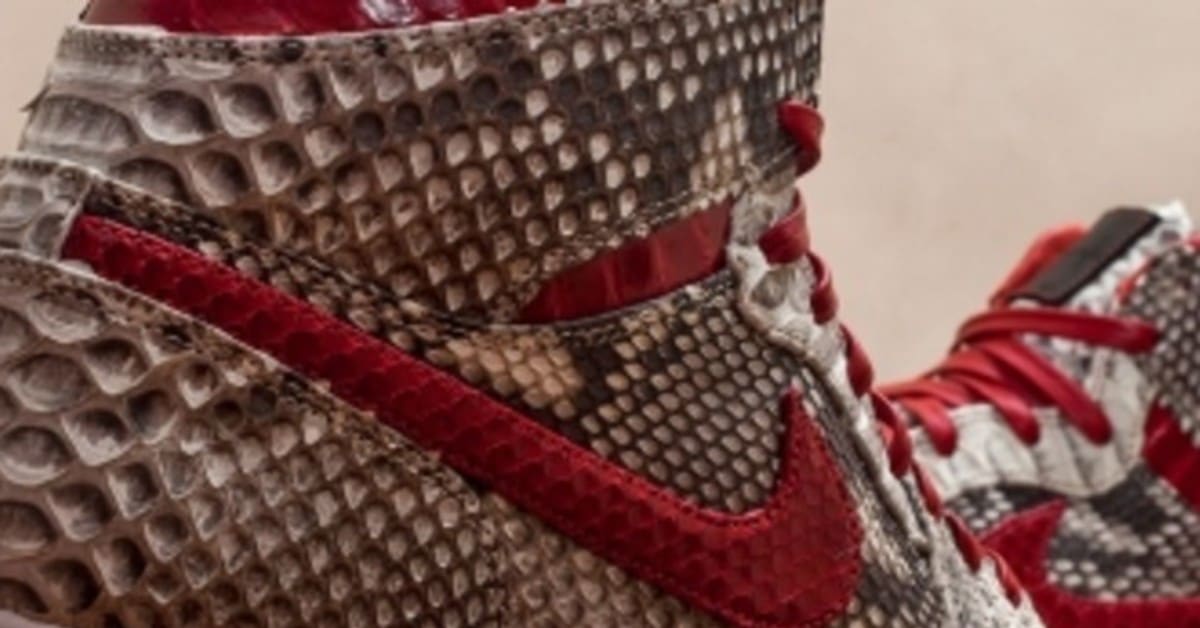 JBF Customs Rolls Out the 'Natural + Metallic Red' Air Jordan 1 Python