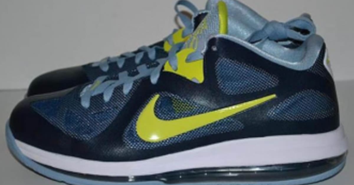Nike LeBron 9 Low - Obsidian/Cyber-White-Blue Grey
