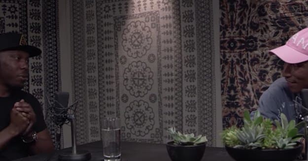 Watch Dizzee Rascal's Reaction when Pharrell Offers to Help Finish His ...