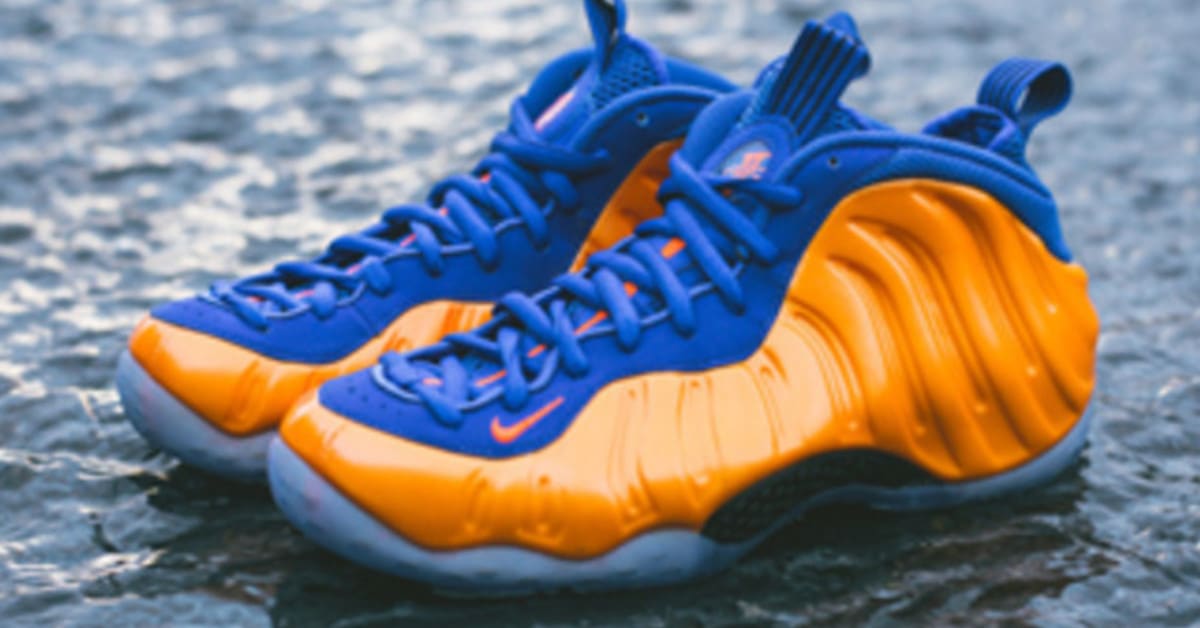 A Detailed Look at the 'Knicks' Nike Air Foamposite One