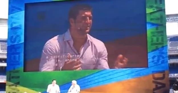 Tim Tebow Delivered a Father's Day Sermon to 26,000 People In San Diego