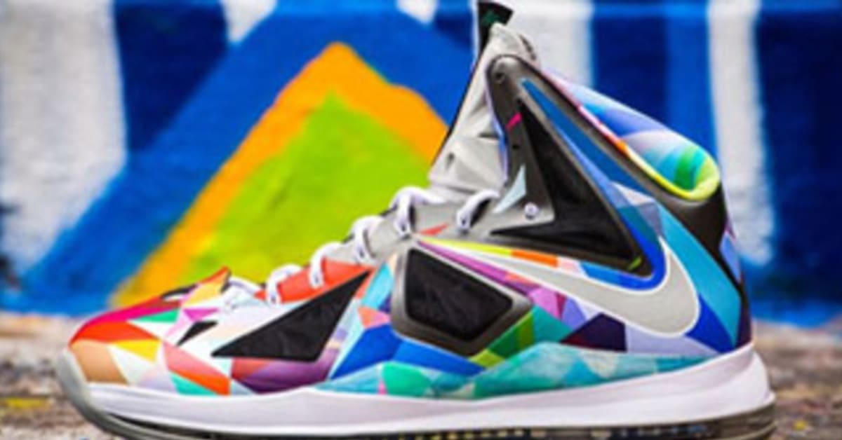 Nike LeBron X 'Shattered Prism' by ROM