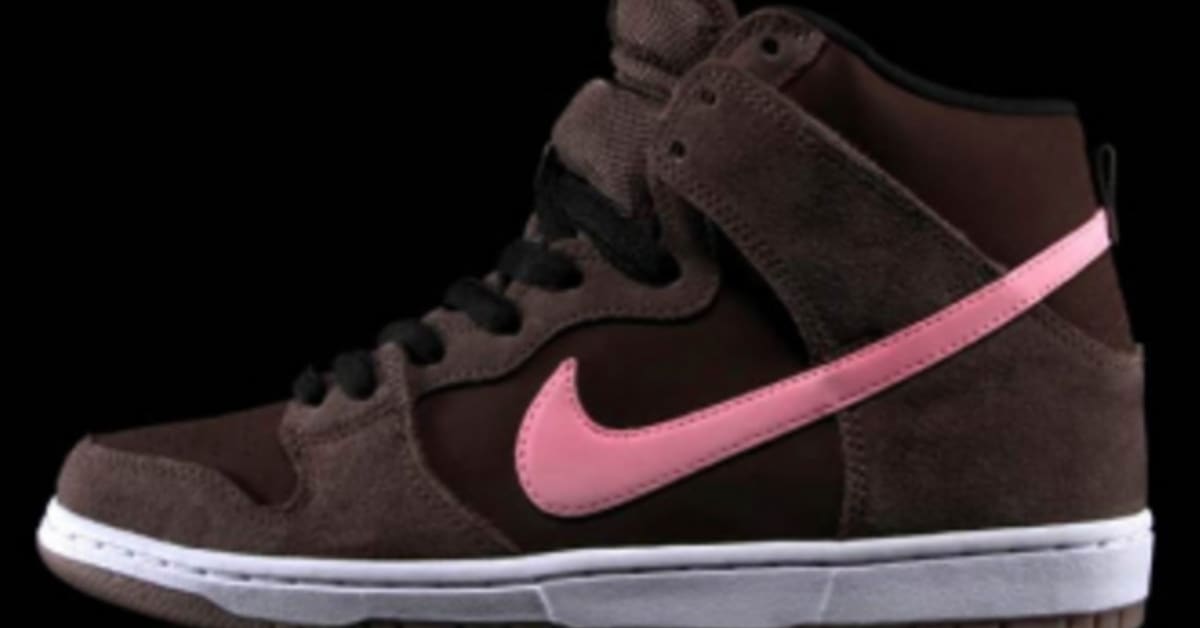 Nike SB Dunk High Pro 'Smoke/Ion Pink-Baroque Brown' - Available