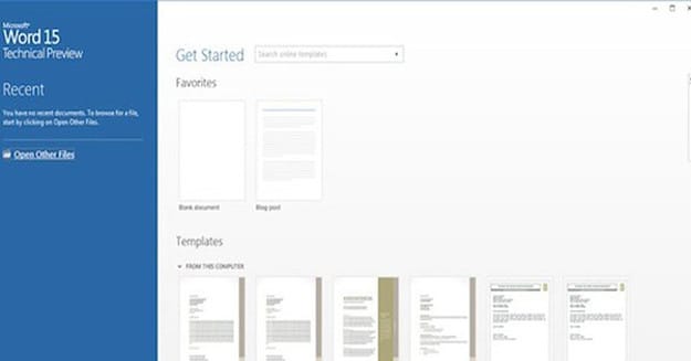 Microsoft Office 15 Preview Leaks