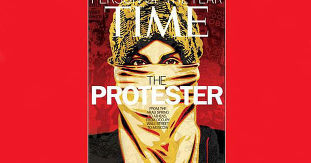 Time Magazine's 'Person of the Year' Cover Designed by Shepard Fairey