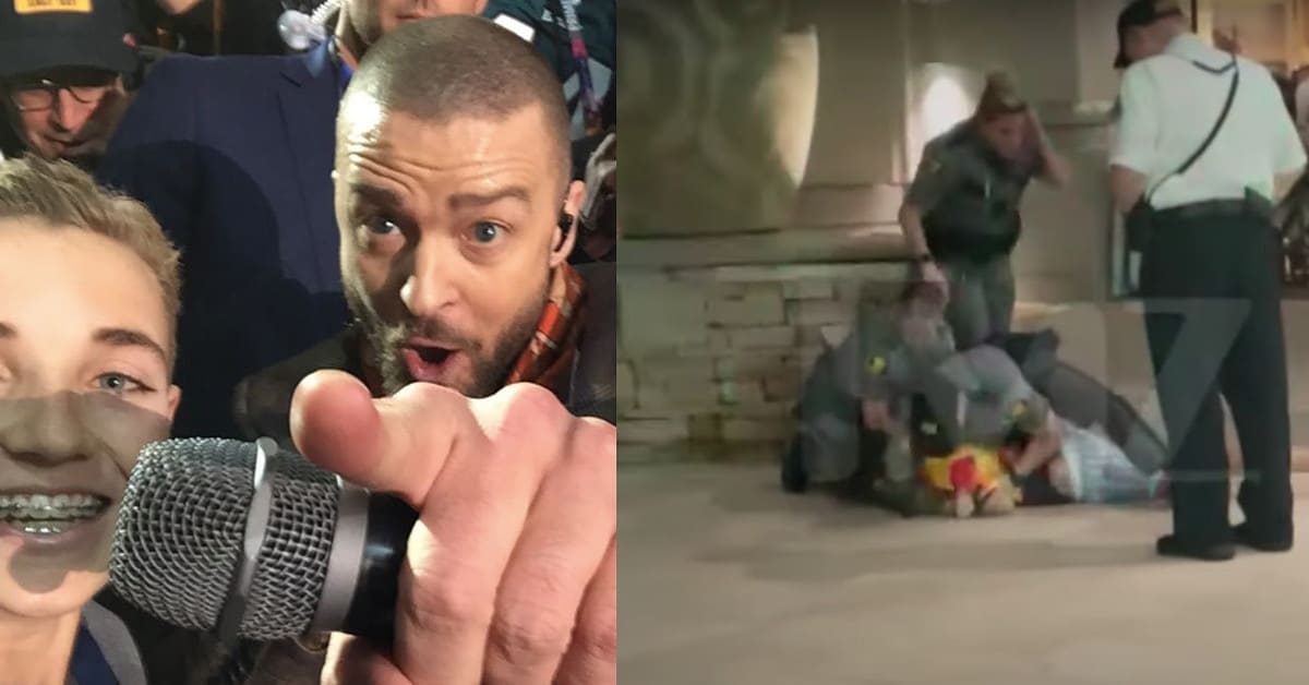 Selfie Kid Arrest Footage Shows Viral Super Bowl Star Being Slammed to ...