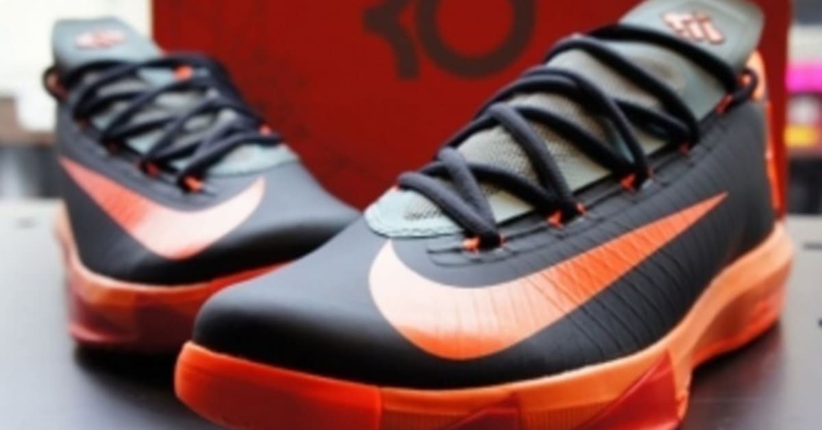 Nike KD VI -Anthracite/Total Orange-Mica Green