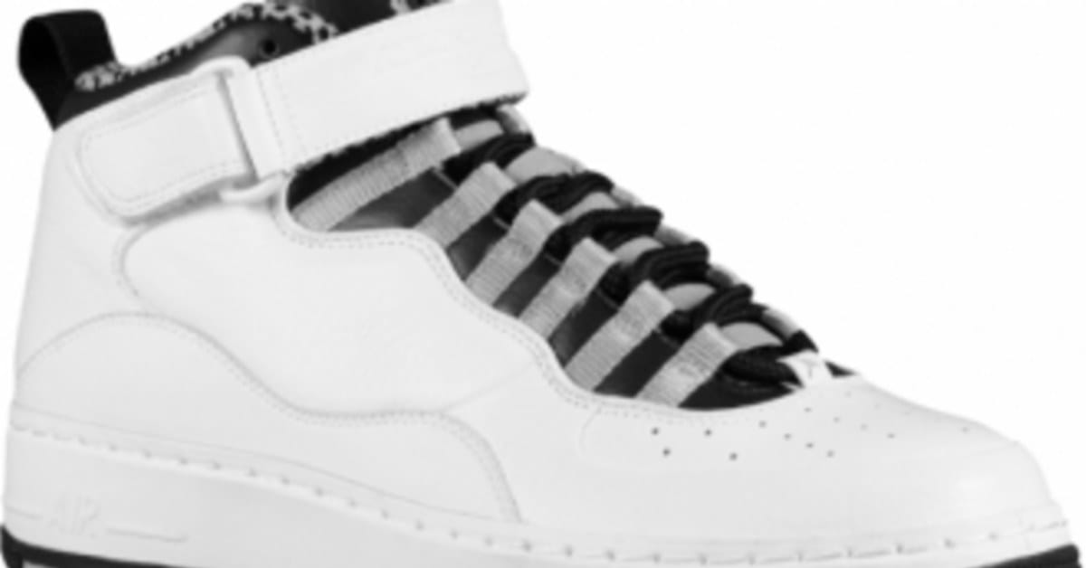 Jordan AJF 10 – White/Black-Light Steel Grey